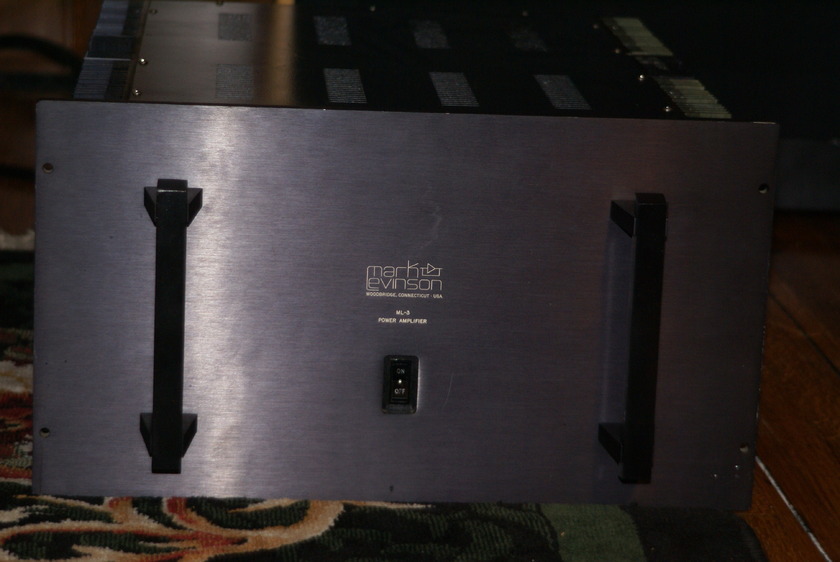 Mark Levinson ML3 Power Amplifier | Solid state | Audiogon
